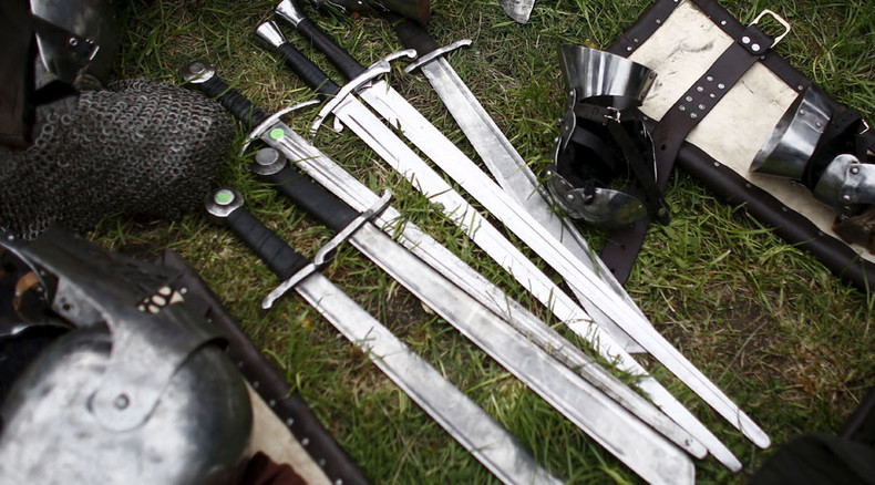 Medieval sword found in UK baffles historians with mysterious ...