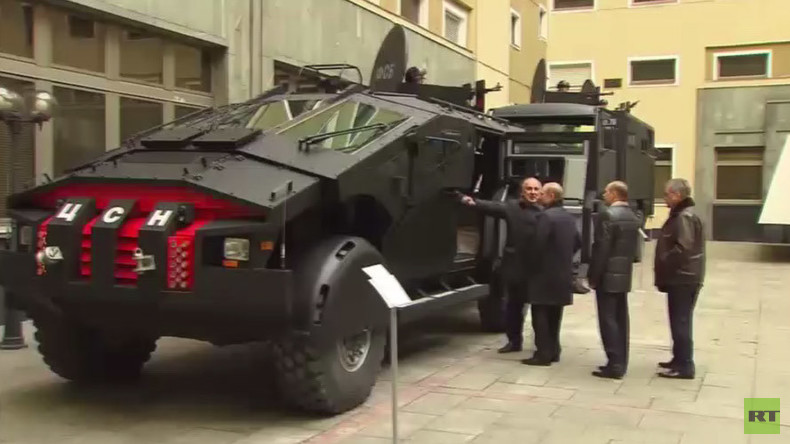 Russia’s Batmobile: Putin inspects latest in cutting-edge combat ...