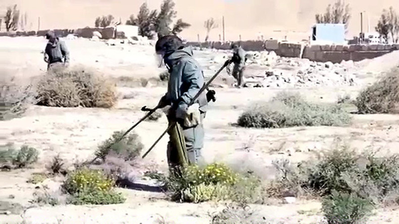 Russian sappers defuse 3,000 bombs in Palmyra in 12 days - Defense ...