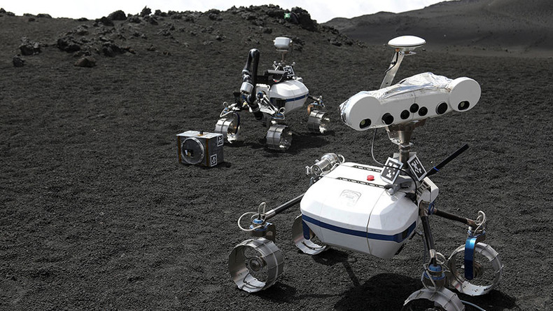 Lunar robots deployed to Mount Etna to prepare for future landings on ...