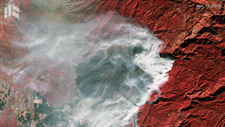 California 'hellscape' visible from space as wildfires rage on (PHOTOS)