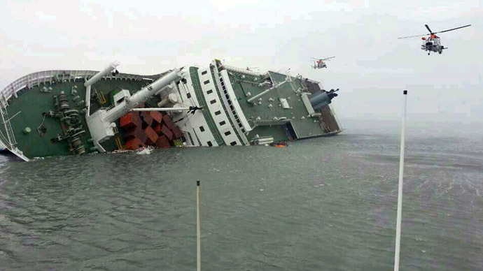 Ferry sinking off South Korean coast, almost 300 missing — RT News