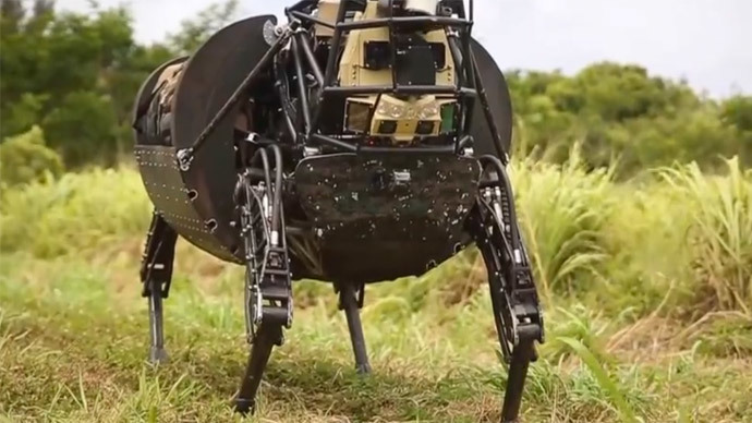 ‘Pack-mule’ bot follows marines into combat training (VIDEO) — RT News