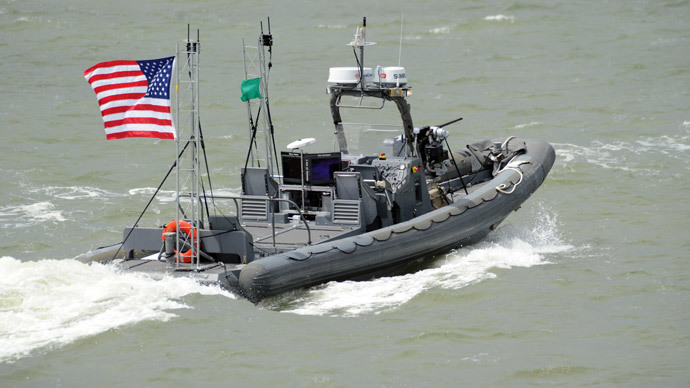 Kamikaze robot swarm: US Navy to launch AI-guided unmanned gunboats ...