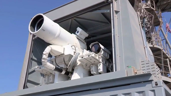 Not Sci-Fi anymore: Navy’s 'fully operational' laser gun blows up boats ...
