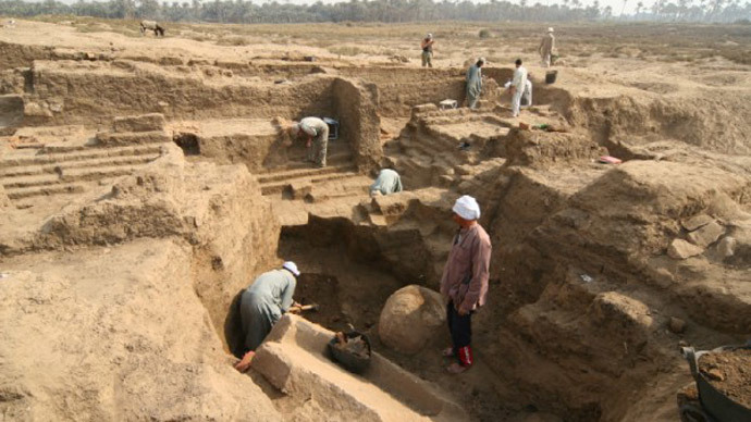 Russian archaeologists excavate ‘White Walls’ of ancient Egyptian ...