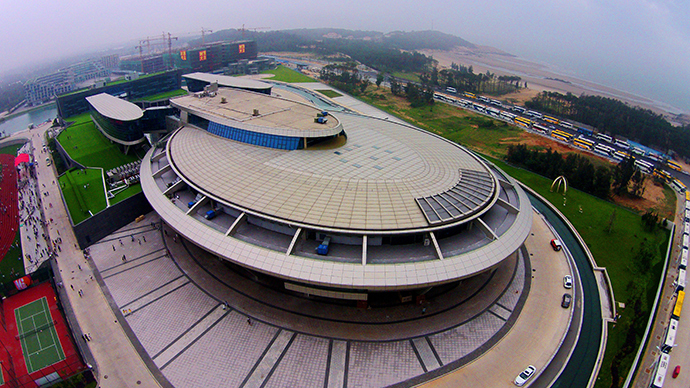 Trekky dream: Chinese millionaire erects $160mn starship Enterprise HQ ...