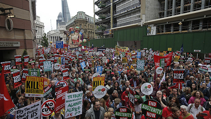 Massive anti-austerity march in London mounts biggest challenge to Tory ...
