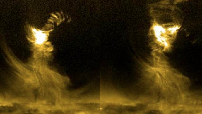 5-times size of Earth: Giant solar tornado caught in rare NASA tape ...