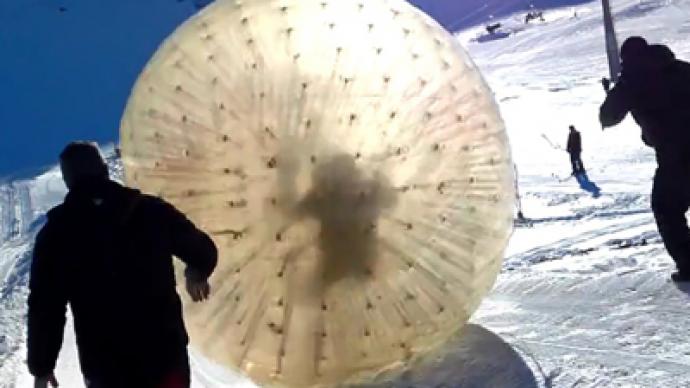 Zorb gone wrong: 2 Russian tourists carried 1km in creek, 1 killed ...