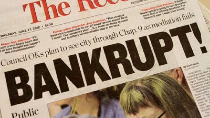 Bankrupt California cities slash public services to fund six-figure ...